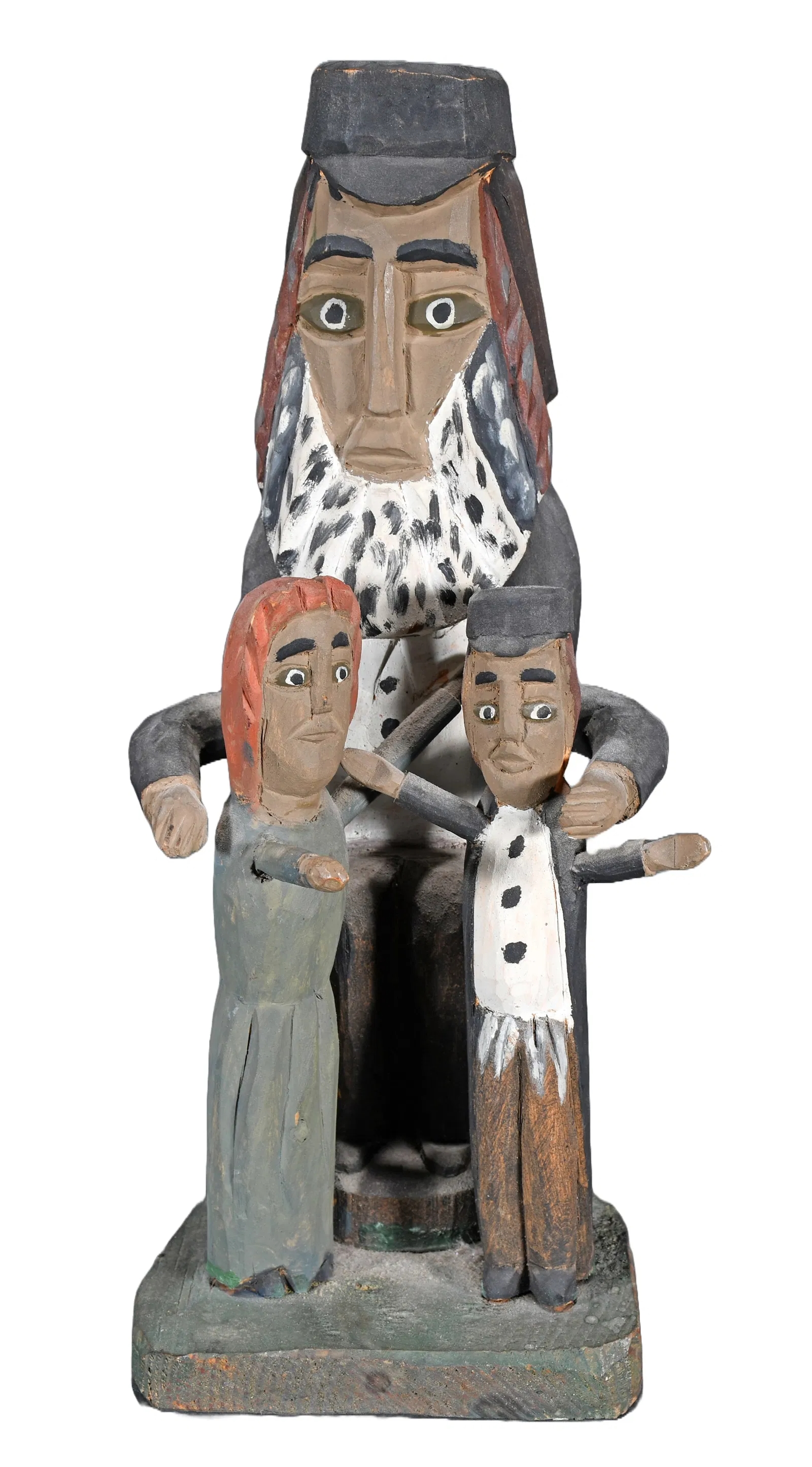 Adam Zegadlo | Grandfather with Two Children | MutualArt