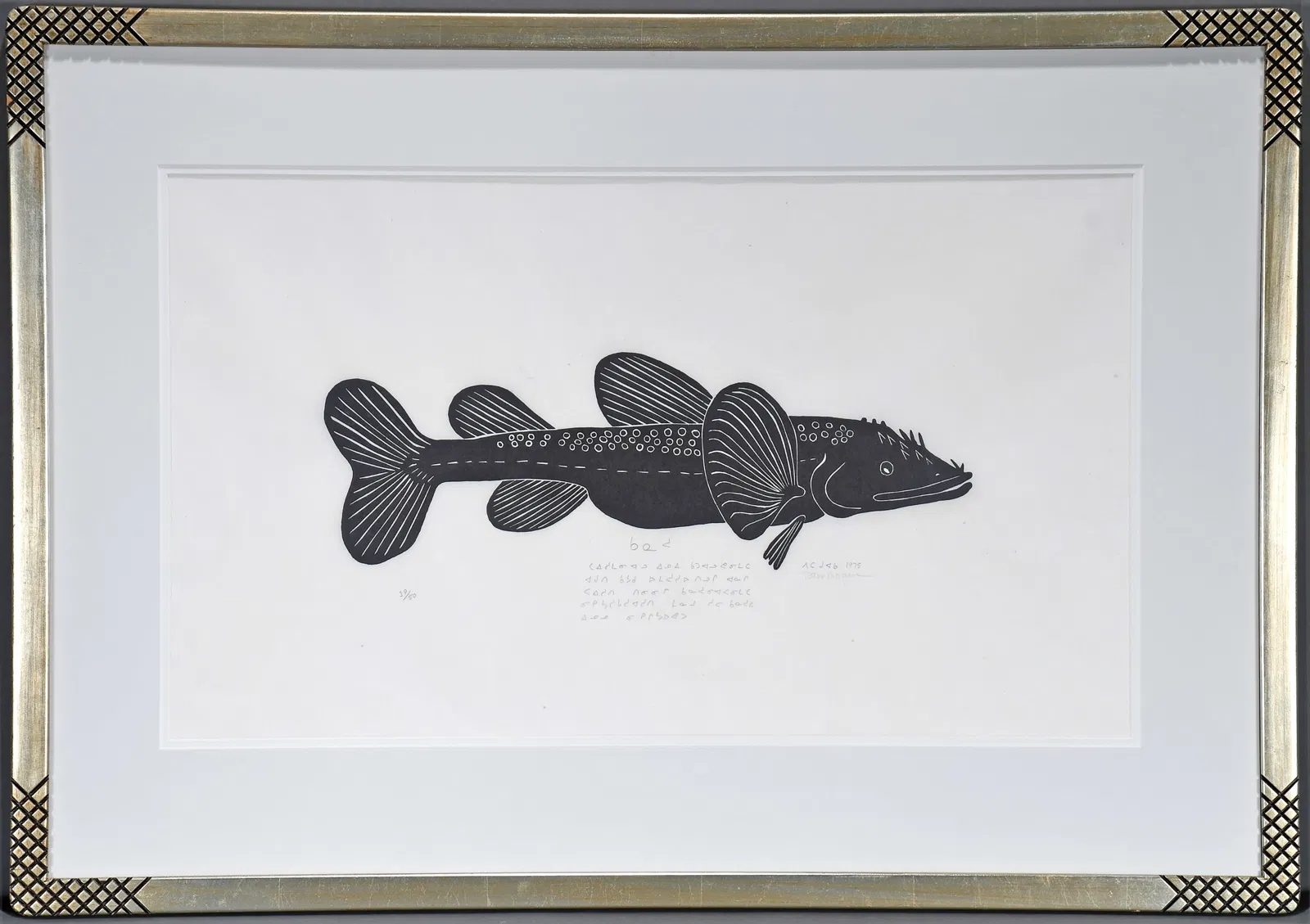 Peter Morgan | Inuit Arctic Fish (1975) | MutualArt