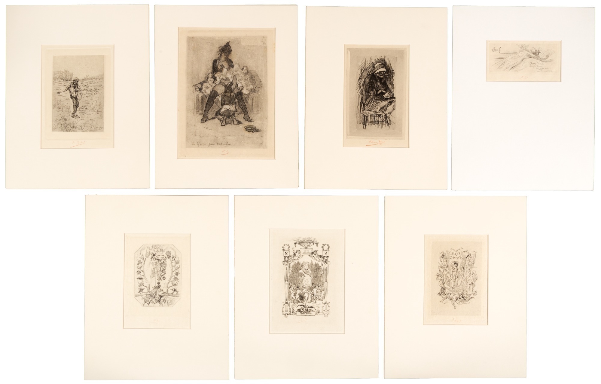 Félicien Rops | La femme à la tête de mort | MutualArt