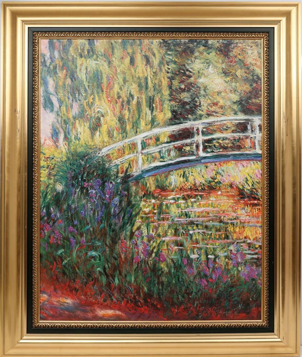 Claude Monet | CLAUDE MONET JAPANESE BRIDGE WATERLILY GICLEE (1883 ...