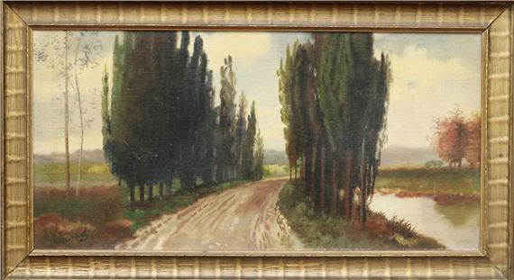 Clara Greenleaf Perry | Landscape with Trees, 1914 (1914) | MutualArt
