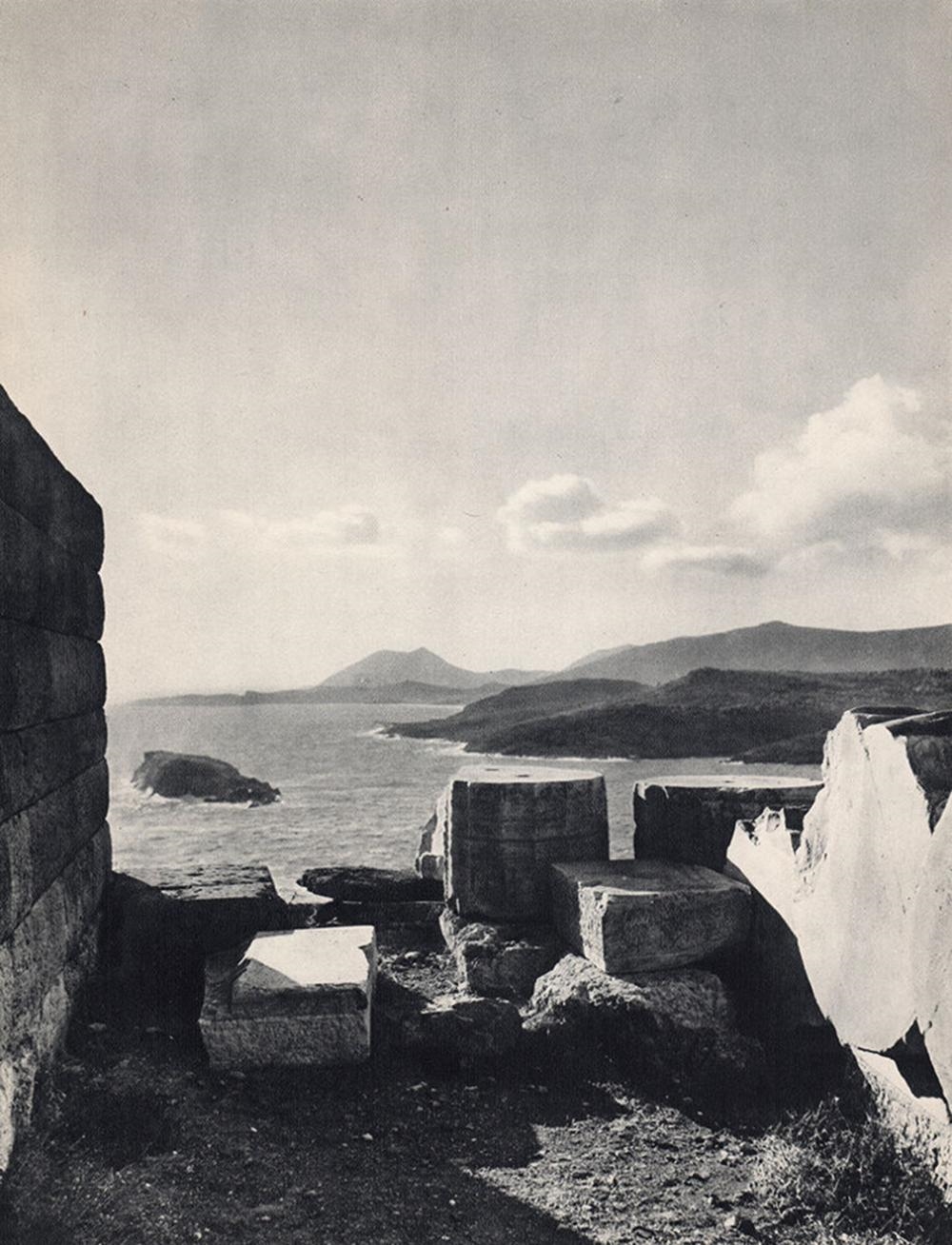 Herbert List | Phantom-Images of Greece (View of Cape Sounion) (1937 ...