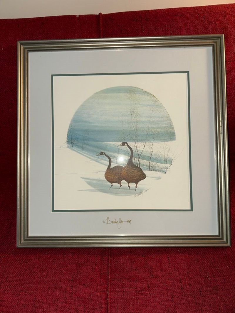 P. Buckley Moss | P Buckley Moss Dawn Visitors Framed Print | MutualArt