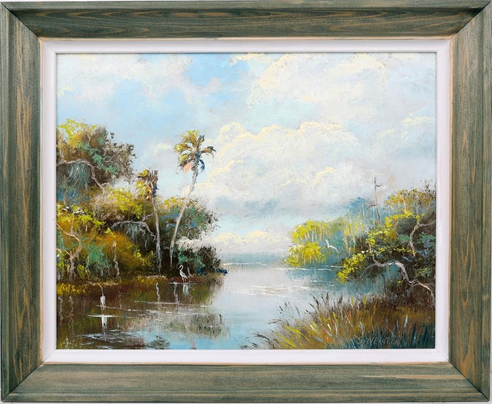 Samuel Newton | SAM NEWTON FLORIDA HIGHWAYMEN HEAVENLY INLET | MutualArt