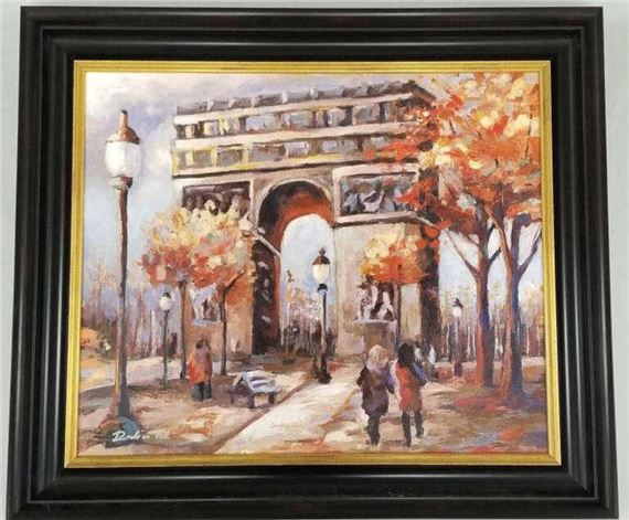 REDINA TILI | Redina Tili framed signed oil painting on canvas | MutualArt