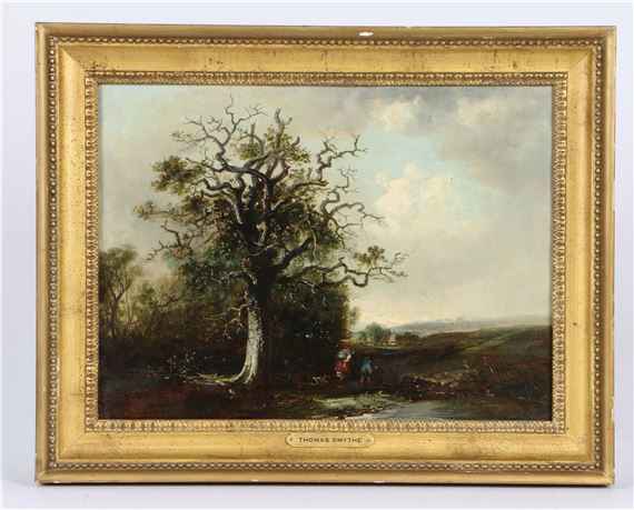 Thomas Smythe | 2 works: Returning home in the snow; Highland cattle in ...