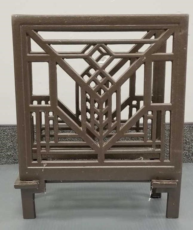 Frank Lloyd Wright | Cast metal Frank Lloyd Wright design contemporary ...