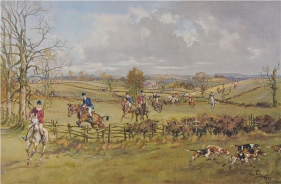 John Gregory King | Hunting scene. | MutualArt