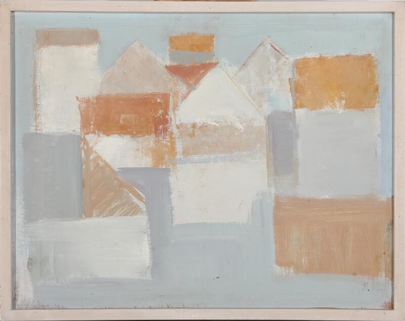 Børge Herman Hansen | View with houses | MutualArt