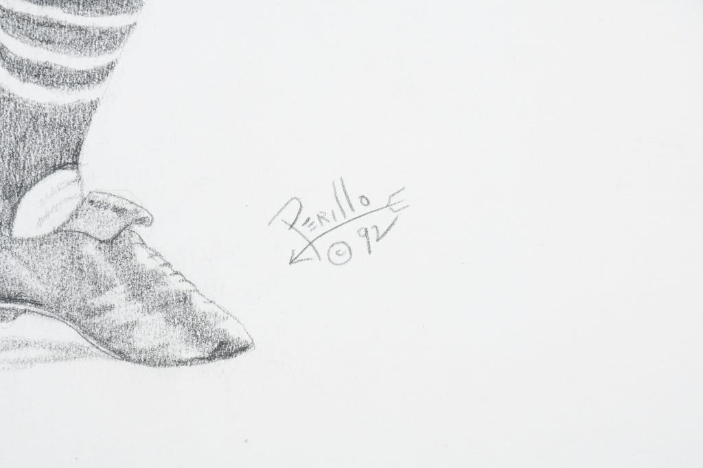 Greg Perillo | GREGORY PERILLO DRAWING OF ROBERTO CLEMENTE (92) | MutualArt