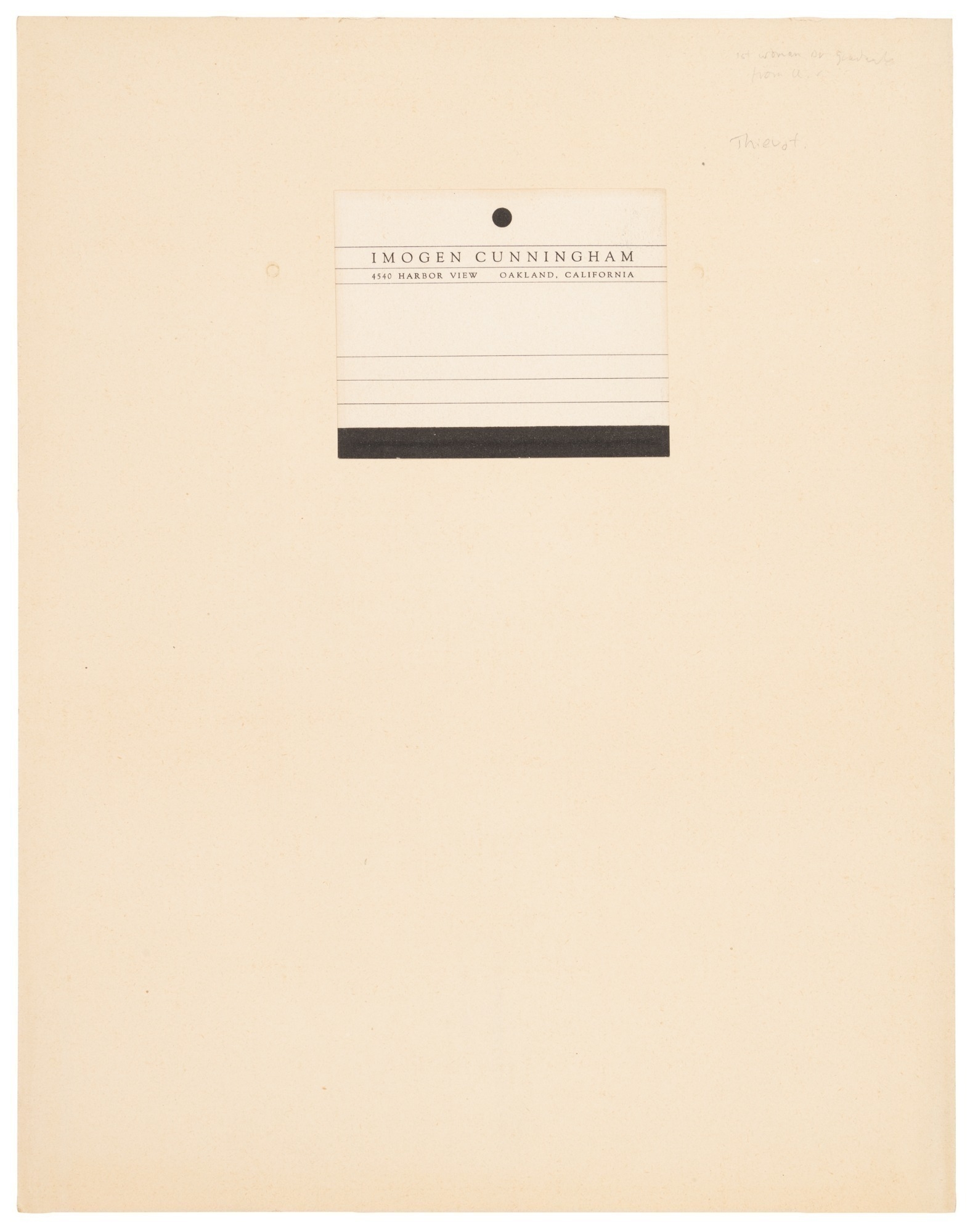 Imogen Cunningham | Portrait of Oakland Physician Lena Engst Thiriot ...