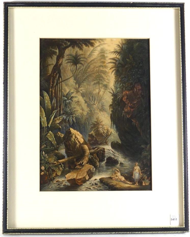 George Baxter | Mountain Stream | MutualArt