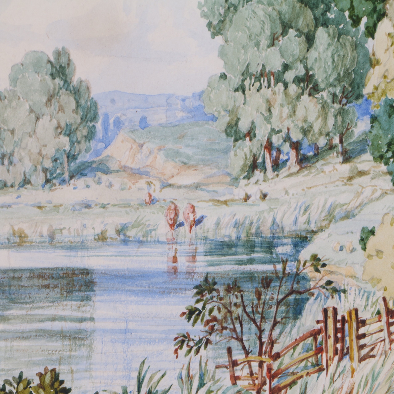 John Joseph Cotman | A View at Thorpe | MutualArt