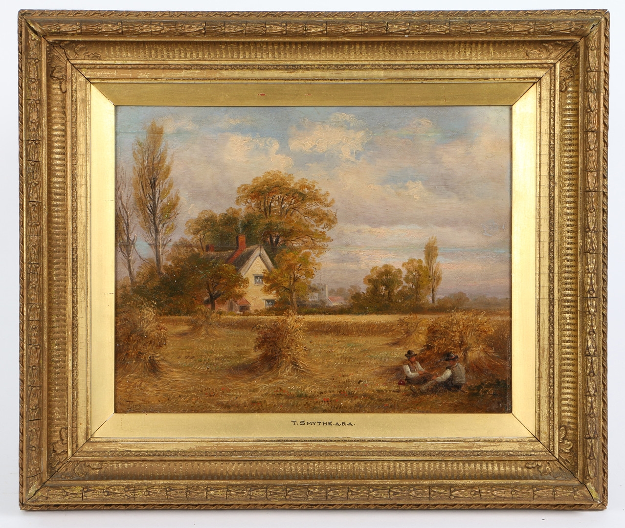 Thomas Smythe | 2 works: Returning home in the snow; Highland cattle in ...