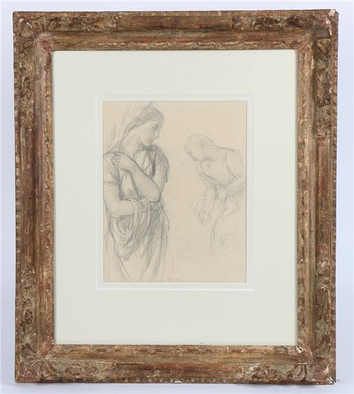 Charles Spencelayh | Study of Two Ladies, one wearing Robe (1914 ...