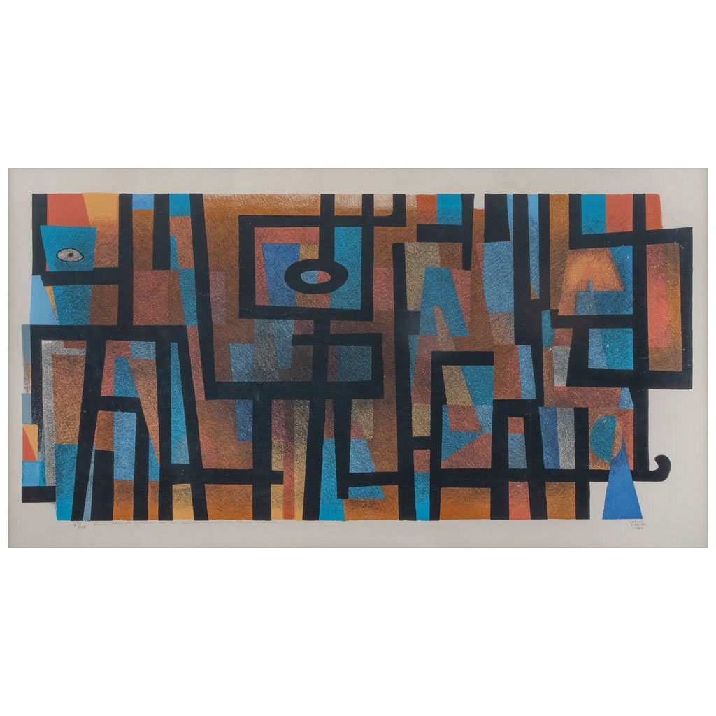 Carlos Mérida | Primer proyecto para florilegio de formas (1975 ...