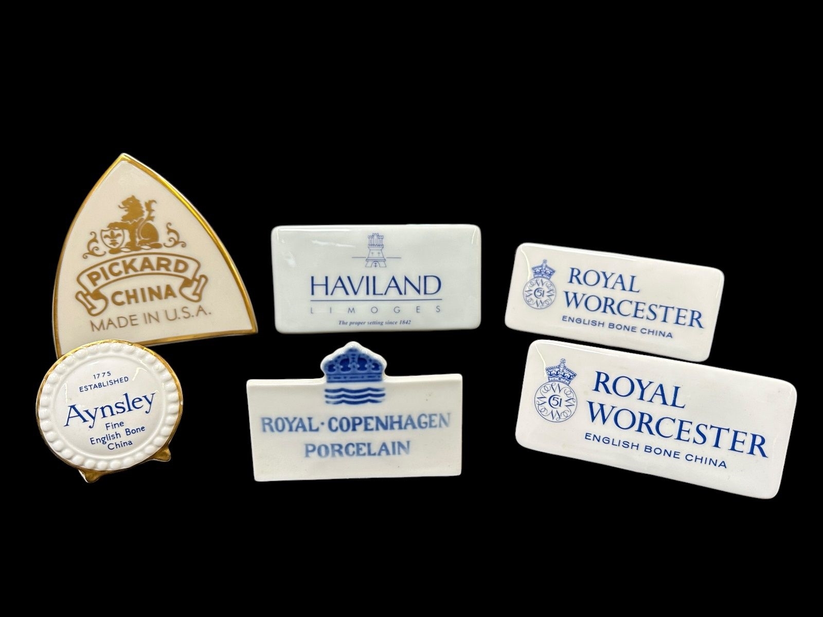 Royal Copenhagen | Porcelain Shop Owner Advertising Plaques: Pickard ...