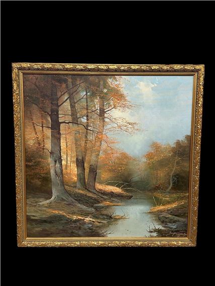 Josef Kugler | Josef Kugler Landscape Oil on Canvas | MutualArt