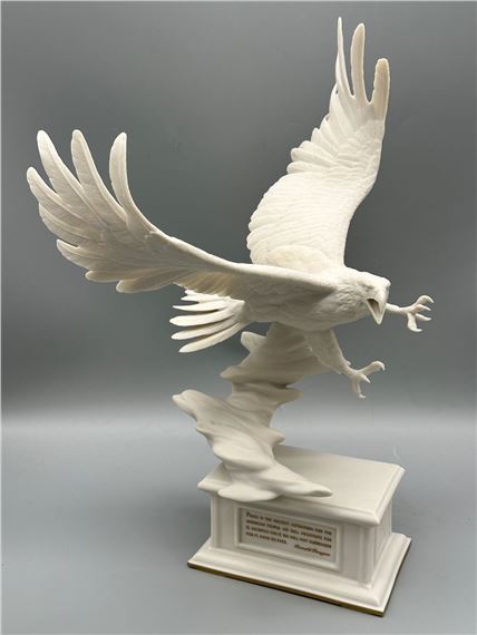Ronald Reagan | Bisque Eagle Sculpture Ronald Reagan Presidential ...