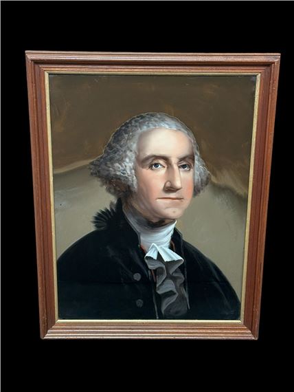 William Matthew Prior | George & Martha Washington Portrait Reverse ...