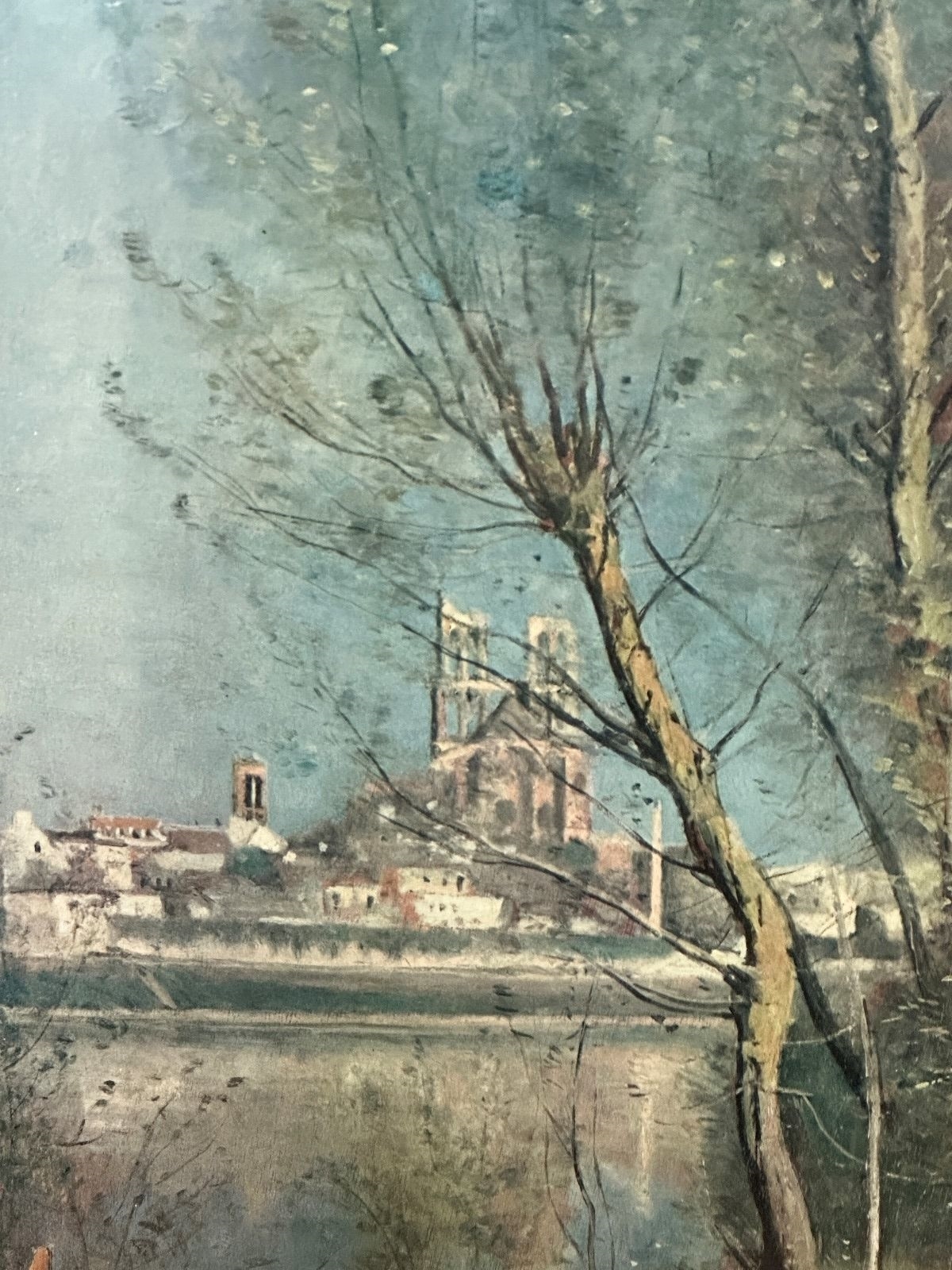 Jean Baptiste Camille Corot | View of the Cathedral and Town Through ...