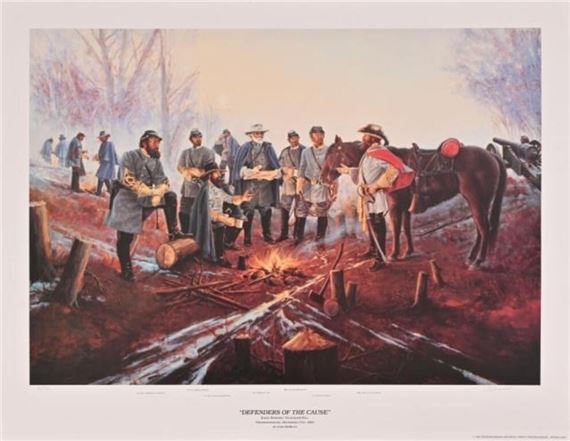 John DeMott | John DeMott Signed Civil War Print (1990) | MutualArt