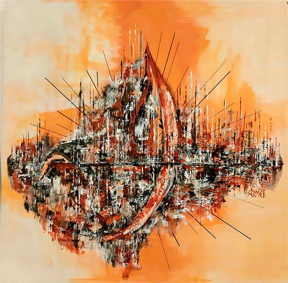 İbrahim Balaban | Kağıt Üzerine Karışık Teknik 38x28 cm | MutualArt