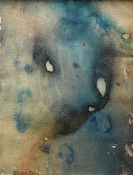 William Ronald | Blue Watercolour (1964) | MutualArt