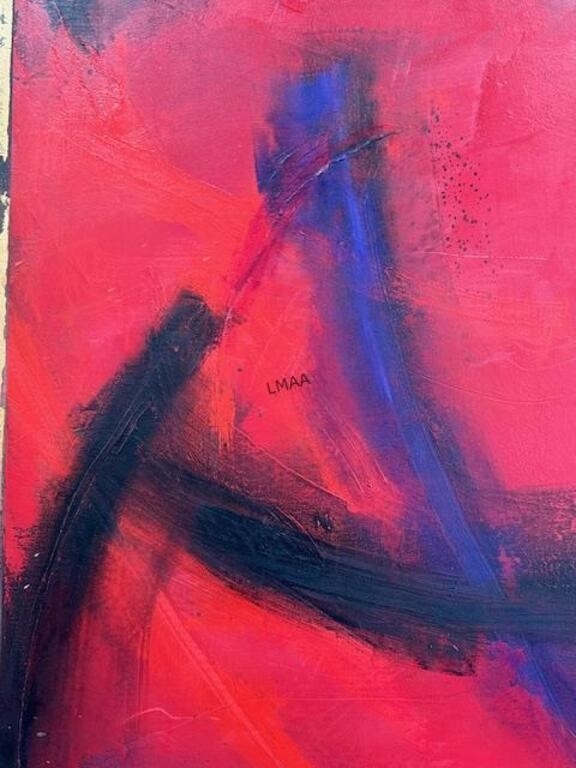 Robert Rector | ROBERT RECTOR ABSTRACT OIL ON CANVAS | MutualArt