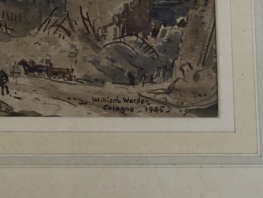 William Warden | A WW2 era landscape watercolour painting by the artist ...