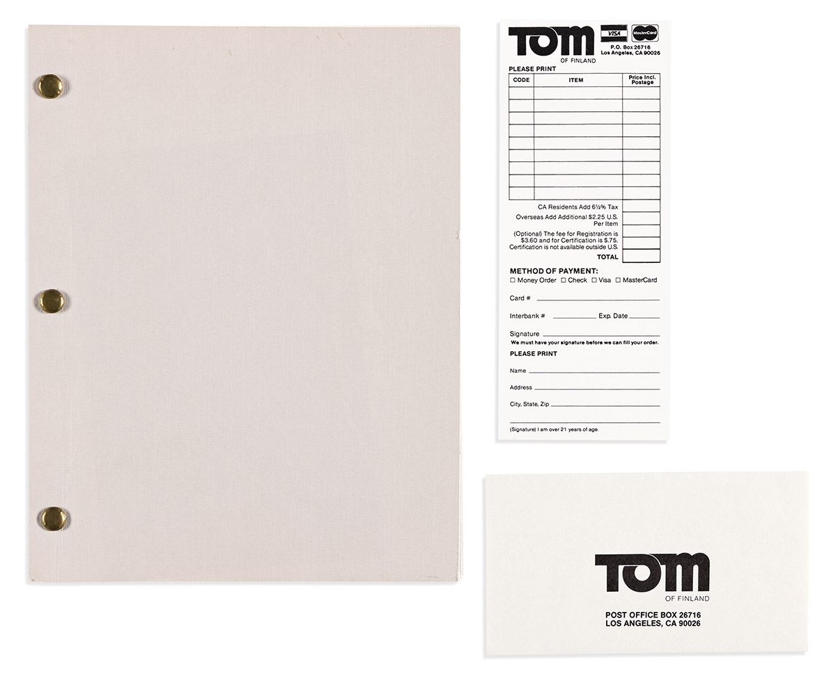 Touko Laaksonen | An early Christmas catalog from Tom of Finland, Inc ...