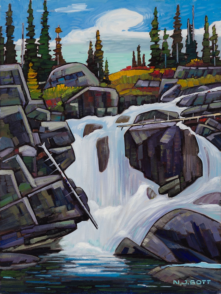 Nicholas Bott | GREENVILLE B.C. (NASH RIVER, INDIAN VILLAGE) | MutualArt