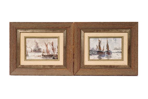 Peter Knox | Steam Boat & Barges | MutualArt