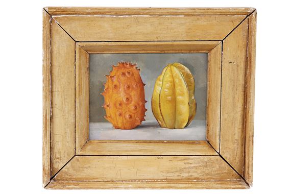 Alan R. Thompson | Still Life with Star Fruit and Spiked Melon | MutualArt