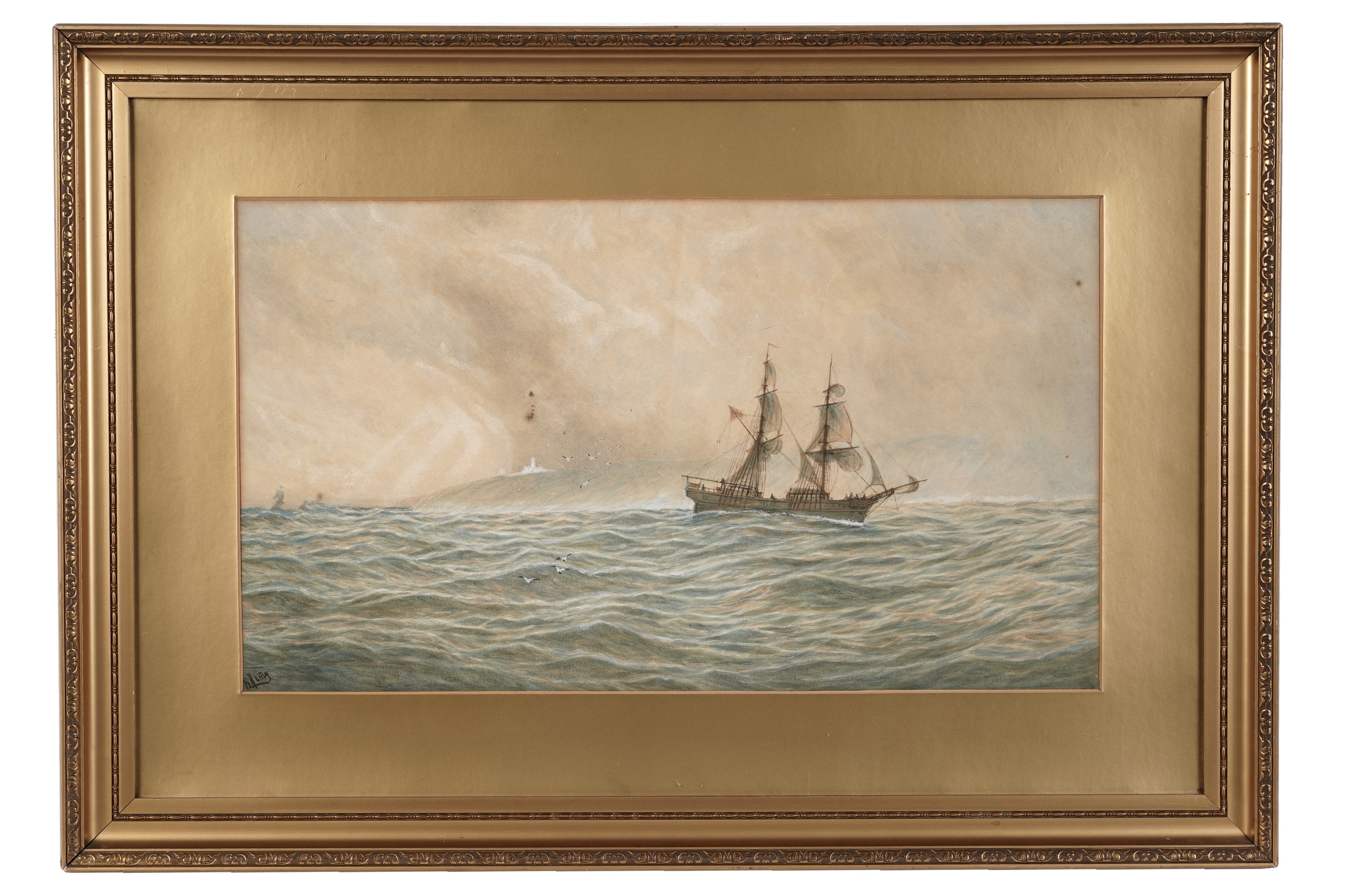 Bernard Benedict Hemy | A Merchant Ship at Sea | MutualArt