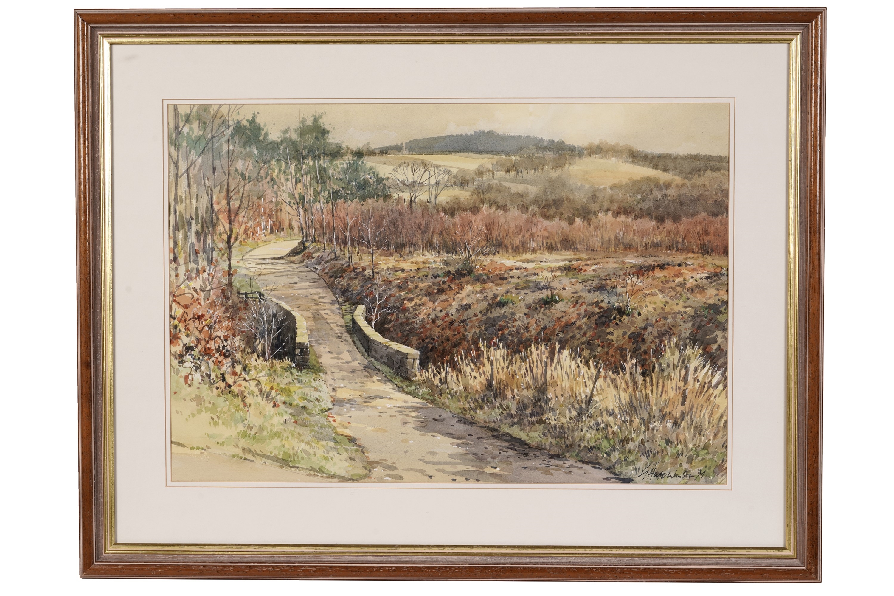 George Hutchinson | Woodland with Stone Bridge (1994) | MutualArt