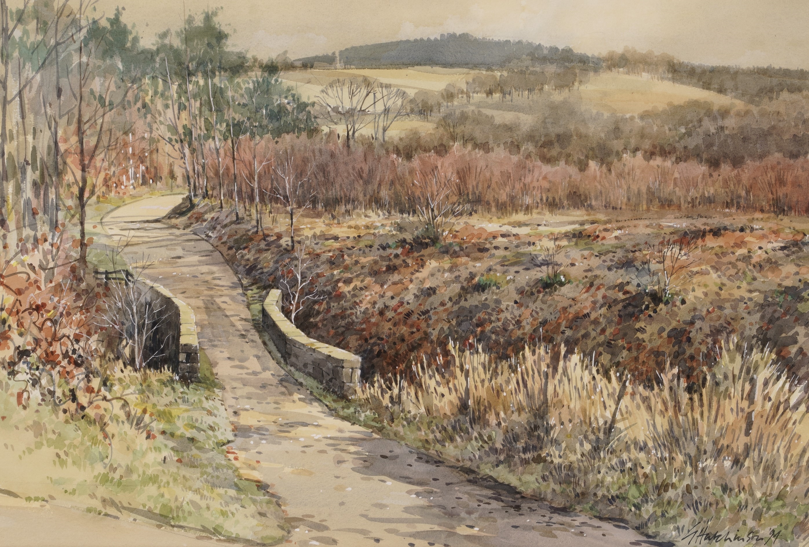 George Hutchinson | Woodland with Stone Bridge (1994) | MutualArt