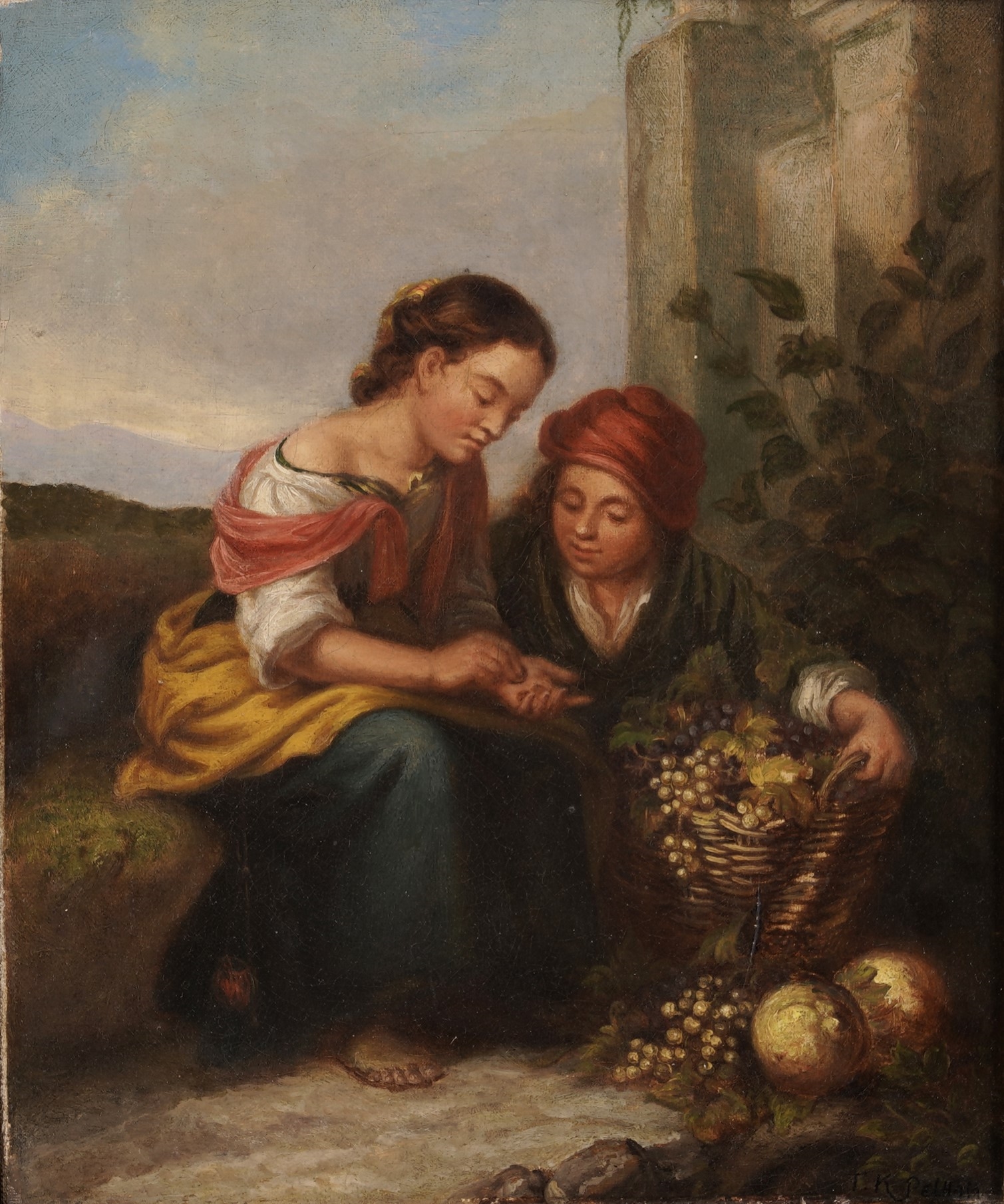 Thomas Kent Pelham | The Young Fruit Sellers | MutualArt