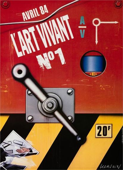 Peter Klasen | Peter Klasen Art Vivant n°1 Original lithograph Unsigned ...