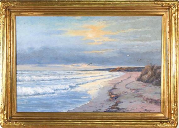 Nils Hans Christiansen | A winter landscape | MutualArt