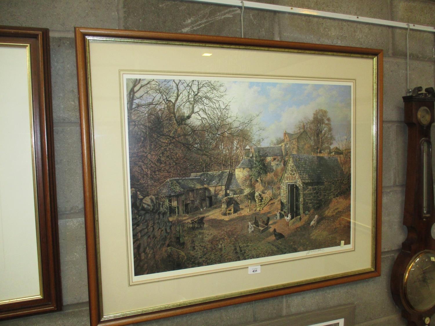 James McIntosh Patrick | James McIntosh Patrick Signed Print of a Farm ...