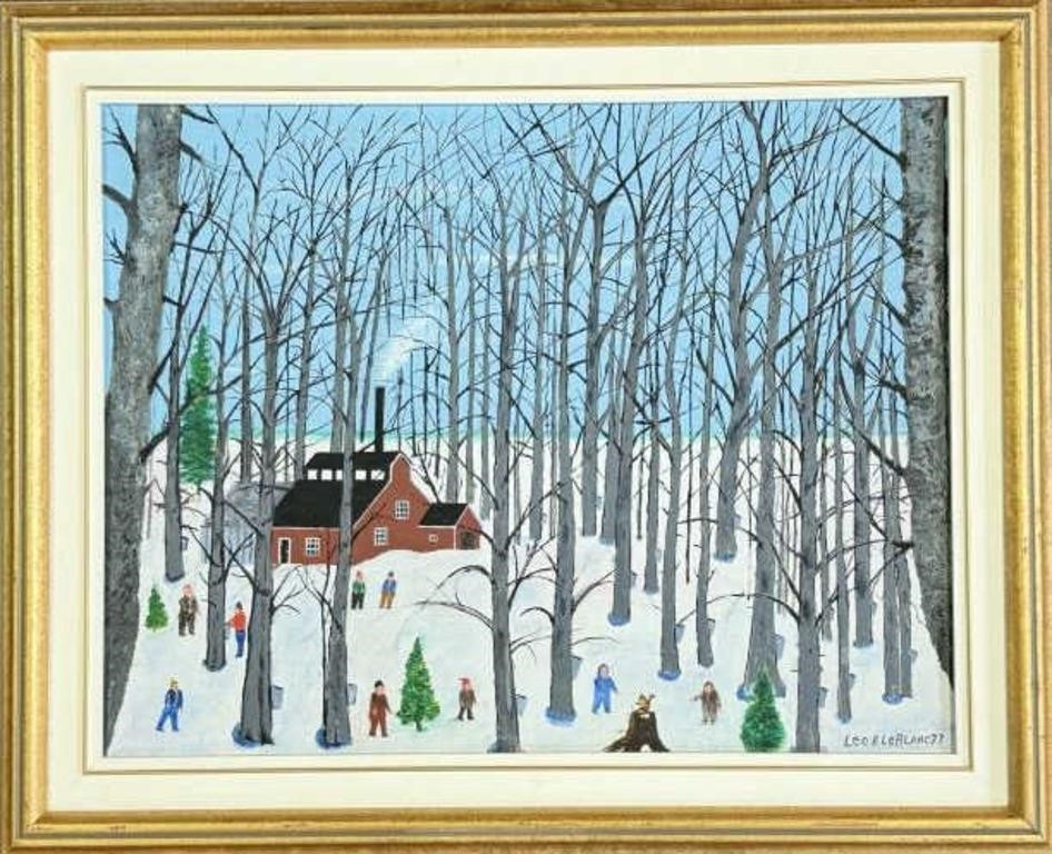 Leo Leblanc | RARE LEO B LEBLANC - SUGAR CAMP 1977 (1914) | MutualArt