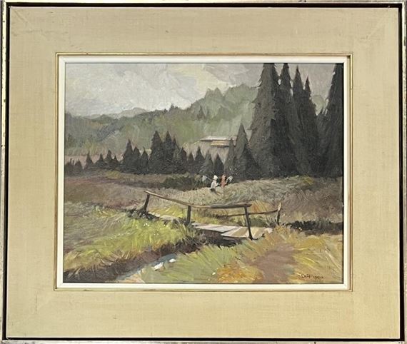 Richard Ferrier | RICHARD DICK FERRIER - OIL ON MASONITE | MutualArt