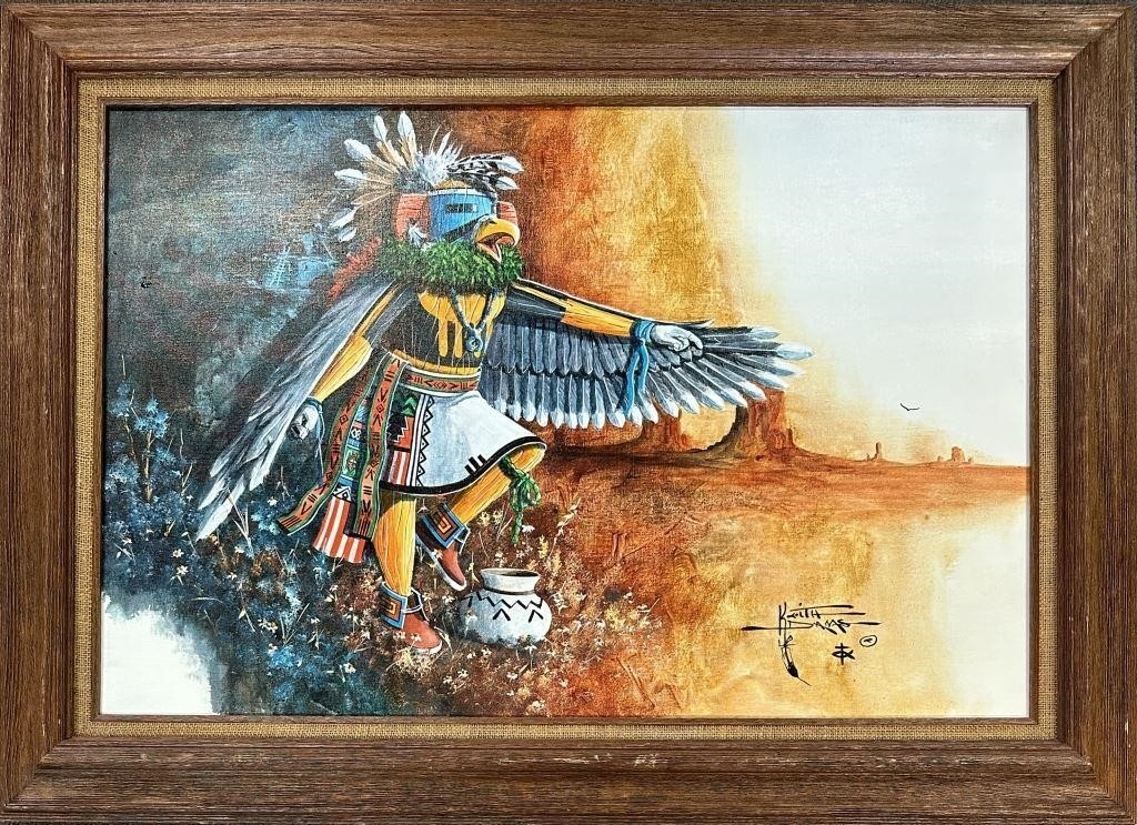 Keith Adams | KEITH ADAMS - HOPE EAGLE DANCE KACHUA | MutualArt