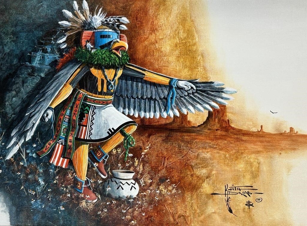 Keith Adams | KEITH ADAMS - HOPE EAGLE DANCE KACHUA | MutualArt