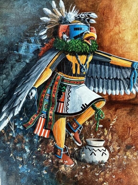 Keith Adams | KEITH ADAMS - HOPE EAGLE DANCE KACHUA | MutualArt