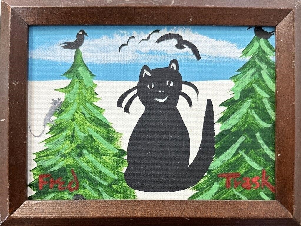 Fred Trask | FRED TRASK - BLACK CAT (1946) | MutualArt