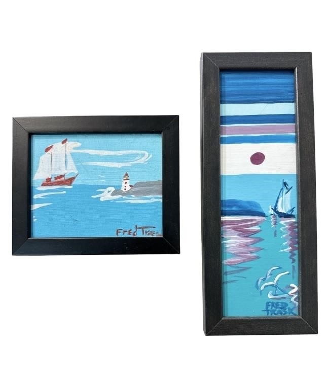 Fred Trask | 2 FRED TRASK NAUTICAL PAINTINGS (1946) | MutualArt