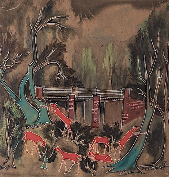 Piraji C. Sagara | Untitled (1955) | MutualArt