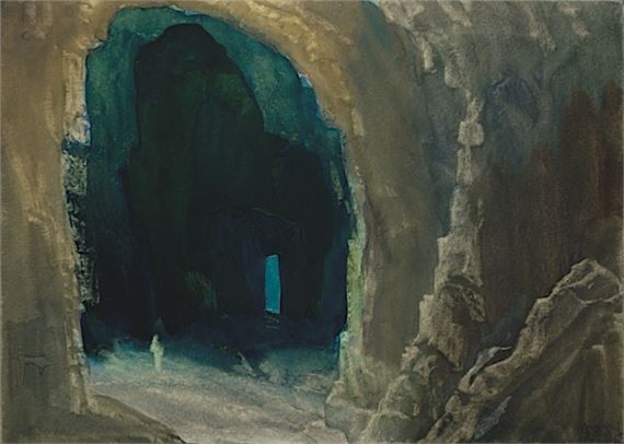 Bireshwar Sen | The Haunted Cave (1974) | MutualArt